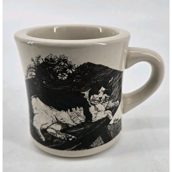 Ultima | Dining | Vtg Mcm 6s Ultima Restaurantware Lazy Cat Thick ...